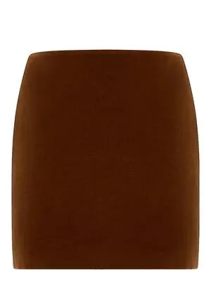 BLAZÉ MILANO Jealousy Coci Cotton Mini Skirt - Caramel
