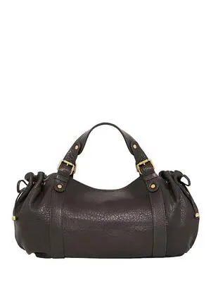 Gerard Darel Large Leather Handbag - Lava