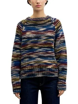 Gerard Darel Roane Marled Knit Sweater - Multicolor