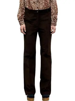 GERARD DAREL Gerard Darel Maby Cotton Blend Straight Pants