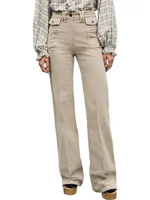 Gerard Darel Anna Corduroy Jeans - Beige