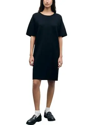 Gerard Darel Short Sleeve Tee Dress - Black