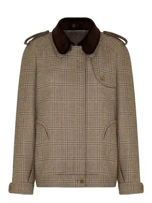 BLAZÉ MILANO Saona Chausie Wool Trench Coat - Beige
