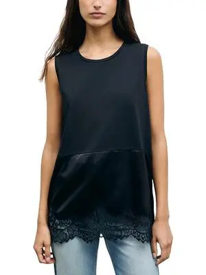 Gerard Darel Baia Sleeveless Top - Black