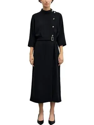 Gerard Darel Capu Belted Dress - Black