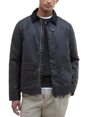 Barbour Barbour Reelin Cotton Wax Jacket Navy