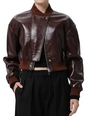 Citizens Of Humanity Camille Moto Jacket - Chocolate
