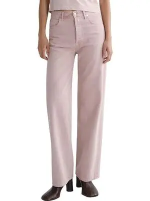 AGOLDE Ren High Rise Wide Leg Jeans - Wallflower