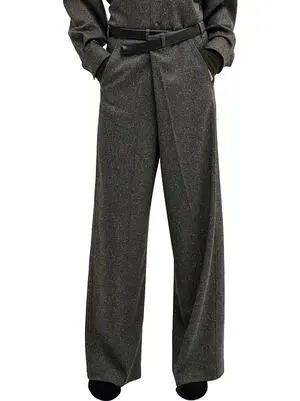 DARKPARK Belted Wide Leg Pants - Green