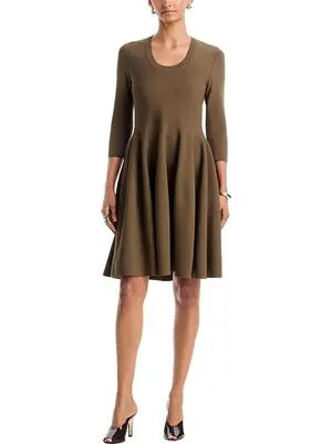 Stella McCartney Knit Fit And Flare Dress - Mud