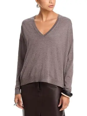 Co V-neck Cashmere Sweater - Hazelnut