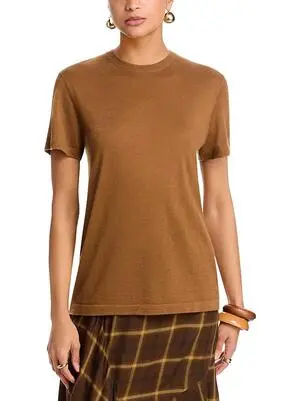 Co Cashmere Knit Shirt - Ginger