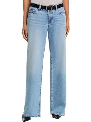 FRAME The Gray Low Rise Bootcut Flare Jeans - Dodger Offset Hem