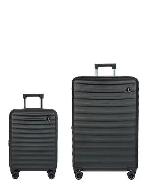 Bric'S By Nausicaa 2 Piece Spinner Suitcase Set - Black