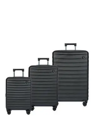 Bric'S By Nausicaa 3 Piece Spinner Luggage Set - Black
