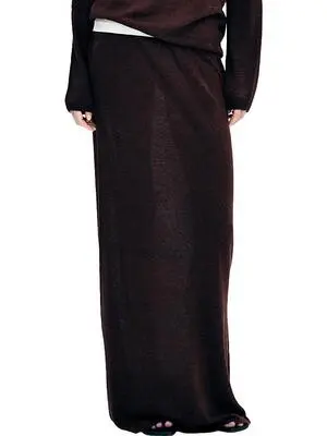 AYA MUSE Eirae Maxi Skirt - Pecan
