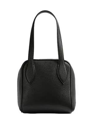 Altuzarra Cubetto Leather Top Handle Bag - Black