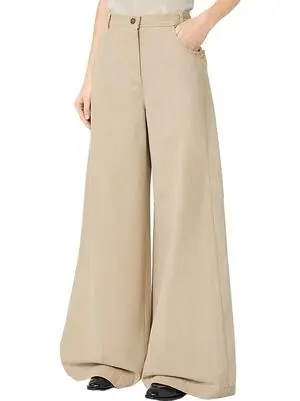 Max Mara Max Mara Mxmalamaro Wide Leg Pants Stone