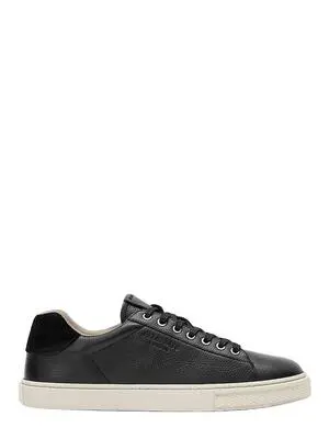 ALLSAINTS Tucker Leather & Suede Low Top Sneakers - Black