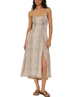REISS Eloise Midi Dress - Neutral