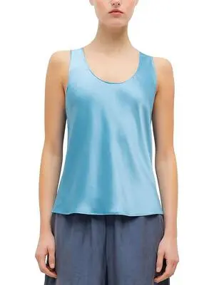 LESET Barb Bias Tank Top - Skye