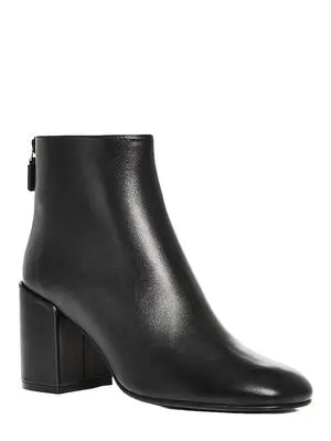 STUART WEITZMAN Bacari Leather Ankle Boots - Black