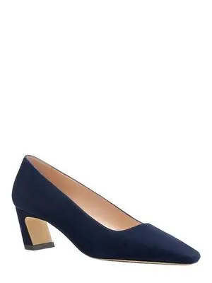 STUART WEITZMAN Stassi Suede Pumps - Nice Blue