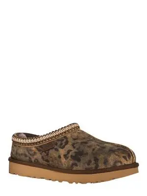 UGG Tasman Spotted Shearling Lined Slipper - Chestnut