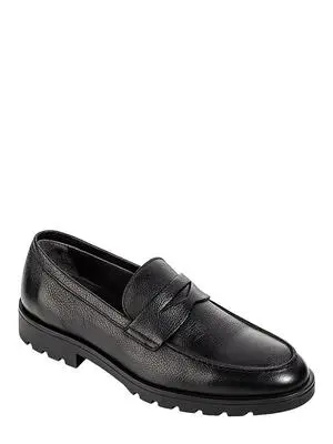 To Boot New York Norton Suede Penny Loafers - Black