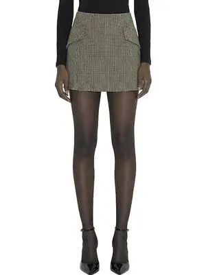 Ronny Kobo Renelle Mini Skirt - Brown Multi