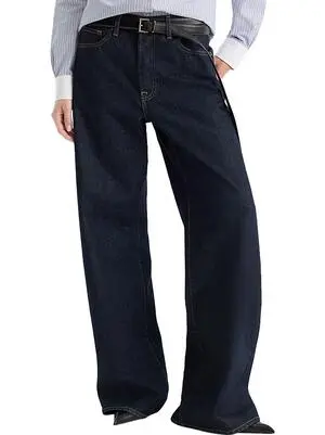 Good American Vintage Low Slung Baggy Jeans - Rinse