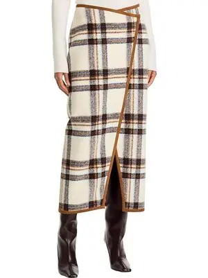 TOCCIN Leia Printed Wrap Skirt - Cedar Multi