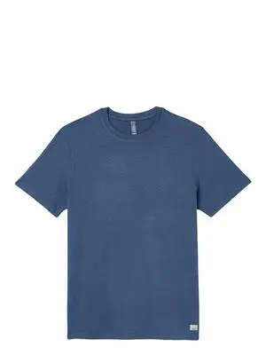 Vuori Ponto Performance Crewneck T-shirt - Azure Heather