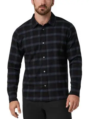 Vuori Flannel Cotton Blend Shirt - Black