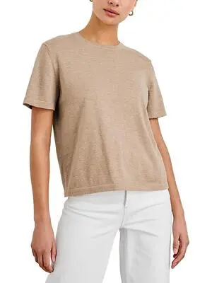 RAILS Rails Heather Oat Cotton-Blend Sweater Top