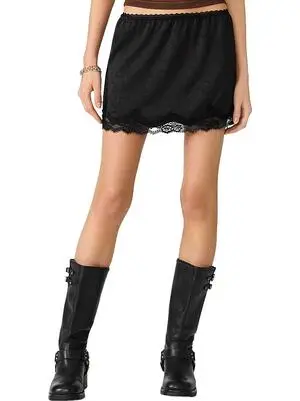 Steve Madden Cindi Mini Skirt - Black