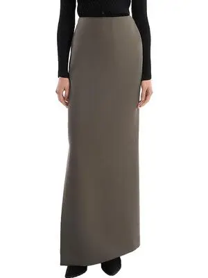 Issey Miyake Gathered Maxi Skirt - Gray