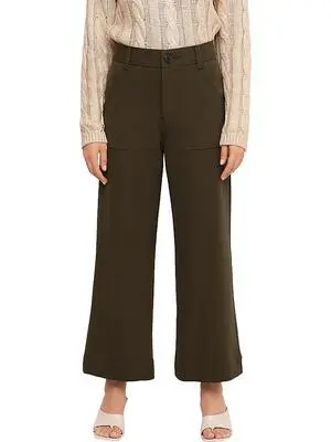 Fifteen Twenty Rylee Wide Leg Ankle Pants - Olive