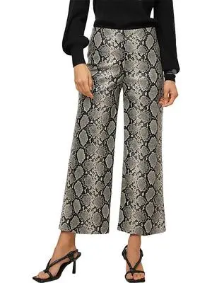 FIFTEEN TWENTY Fifteen Twenty Kelly Faux Leather Cropped Pants