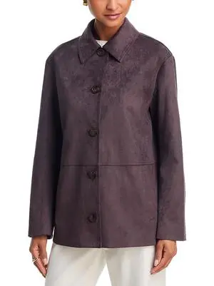 Velvet By Graham & Spencer Wendolyn Textured Jacket - Mole Brown