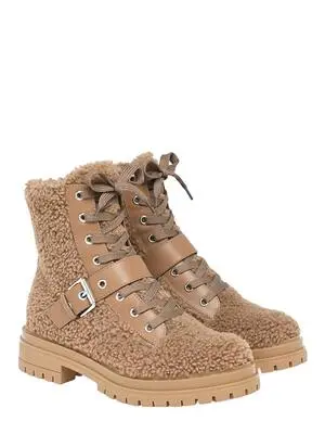 GIANVITO ROSSI Chamonix Biker Boots - Brown Sheep