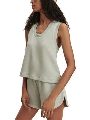 Varley Cambrie Scoop Neck Tank Top - Mint Green