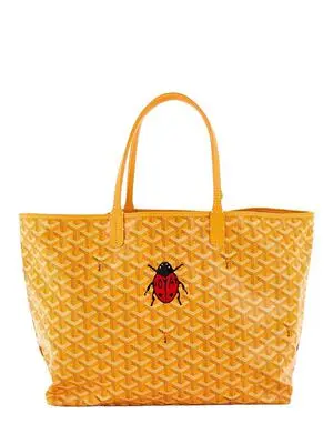 Goyard Pm Saint Louis Tote Printed Coated Canvas - Yellow