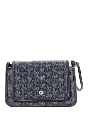 Goyard Plumet Clutch Wallet Coated Canvas Gray