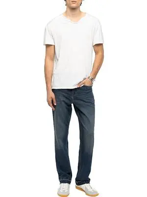 Zadig&Voltaire John Denim Regular Fit Cotton Jeans - Medium Blue