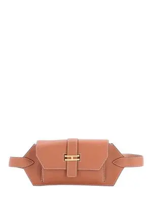 Hermès Elan Pocket 24 Belt Bag Swift Brown