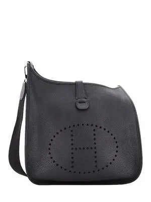Hermès Gm Evelyne Bag Gen I Clemence - Black