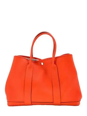 HERMÈS 36 Garden Party Tote Leather