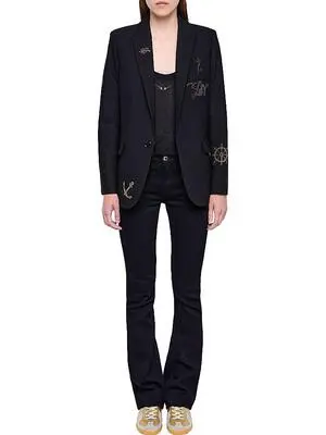 Zadig&Voltaire Valse Strass Multina Blazer - Black
