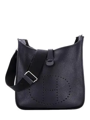 Hermès Gm Evelyne Bag Gen Iii Clemence - Black